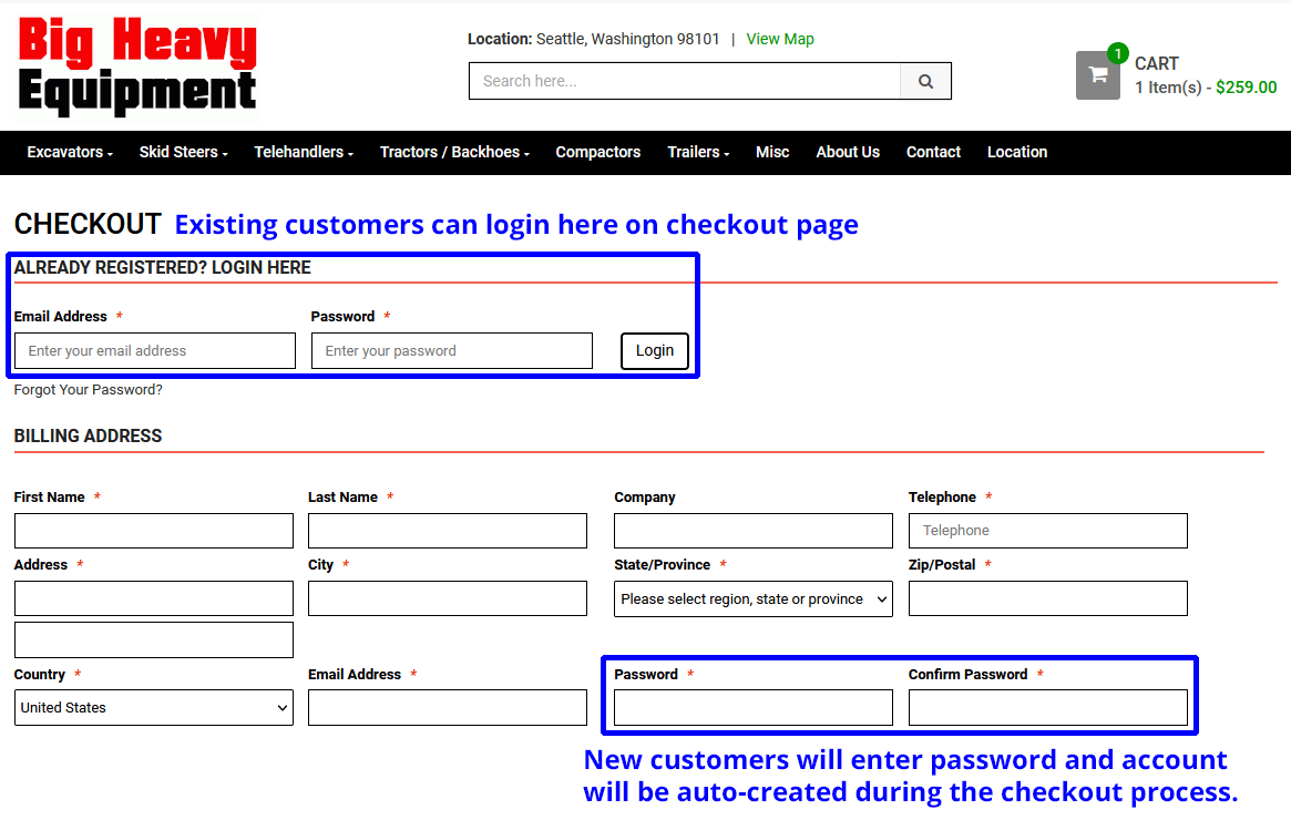 Add a New Customer Account - Any Rentals